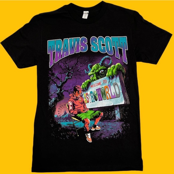 Shirts | Travis Scott Graphic Astro World Tshirt | Poshmark